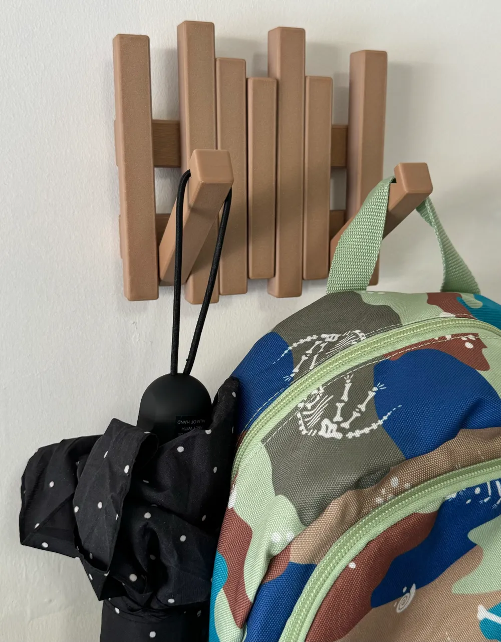 Wall Mounted Flip-Down Hangers by mr_david - MakerWorld