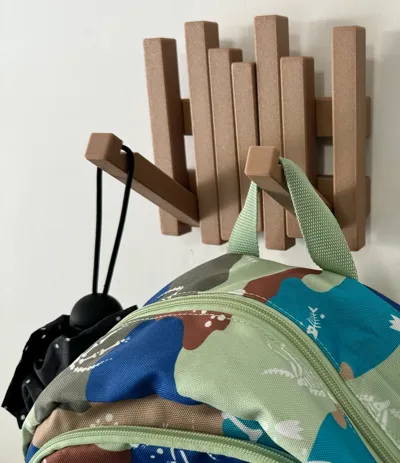 Wall Mounted Flip-Down Hangers by mr_david MakerWorld: Download Free 3D Models