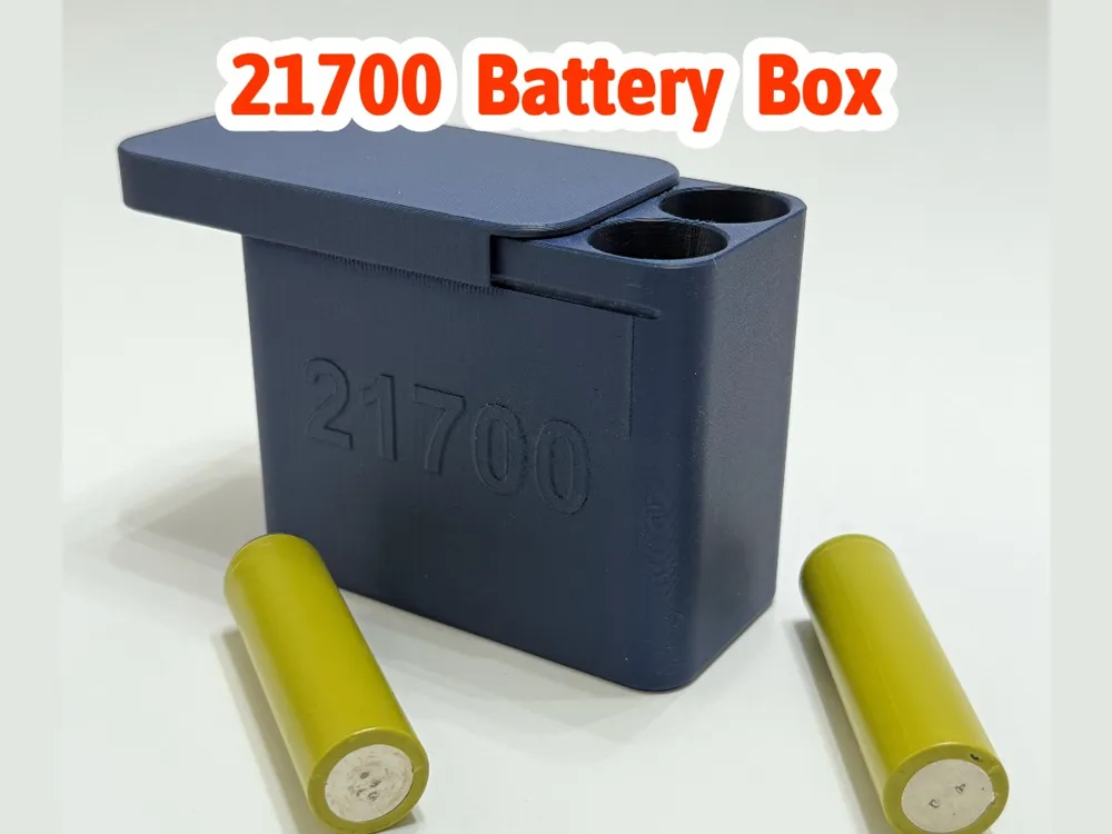 21700 Battery Holder / Battery Storage Box / Case by 3D-Vizja ...