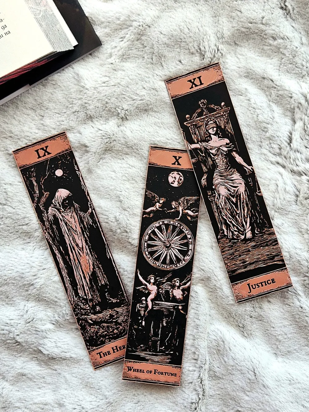 Tarot Bookmarks - (Set 4 Major Arcana) - Free 3D Print Model - MakerWorld