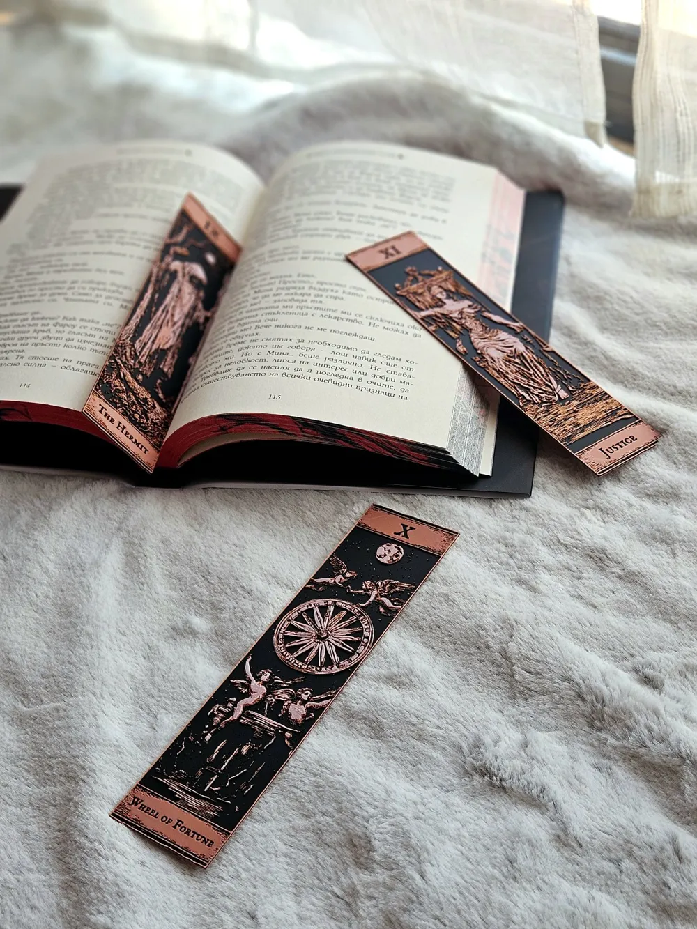 Tarot Bookmarks - (Set 4 Major Arcana) - Free 3D Print Model - MakerWorld