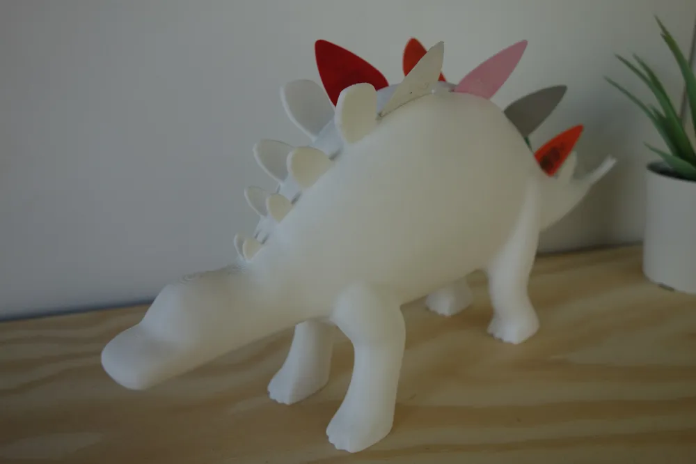 Cute Stegosaur Guitar pick holder (8 Picks) by Technokili MakerWorld ...