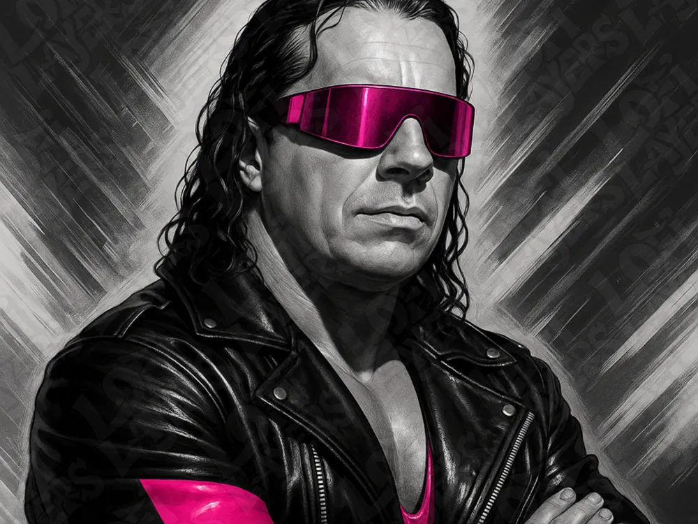 Bret Hart Hueforge by LoFi Layers MakerWorld: Download Free 3D Models