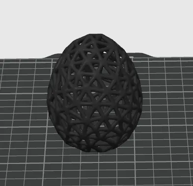Voronoi Easter Egg Wireframe by Haft_ - MakerWorld