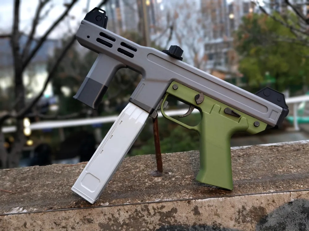 Italian Spectre M4 submachine gun SMG - Free 3D Print Model - MakerWorld