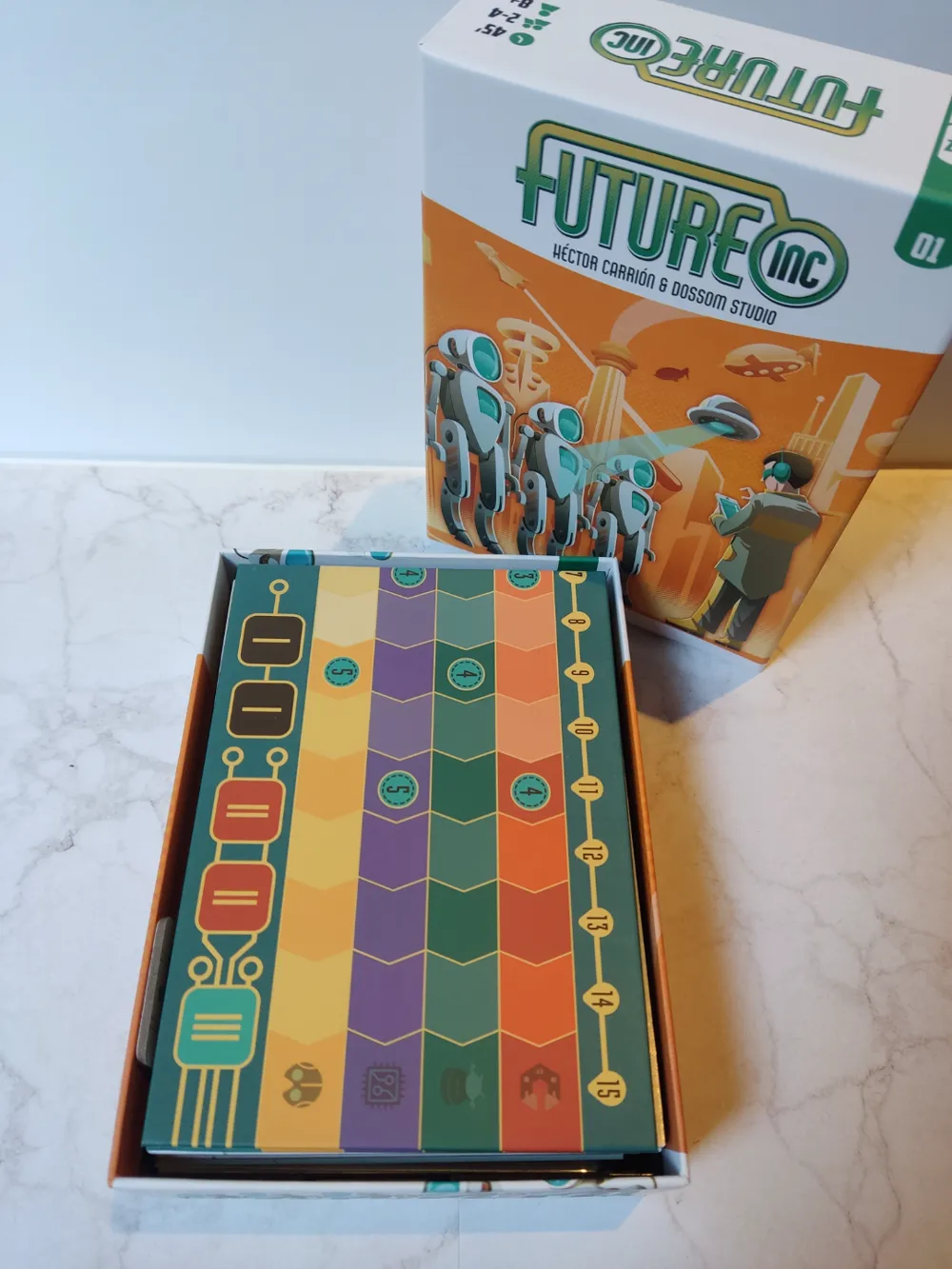 Future Inc - Board game insert by huphie.studio - MakerWorld
