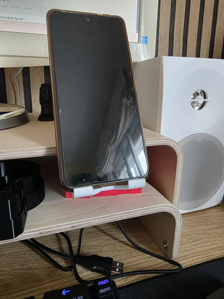 Phone stand ikea vattenkar - Free 3D Print Model - MakerWorld