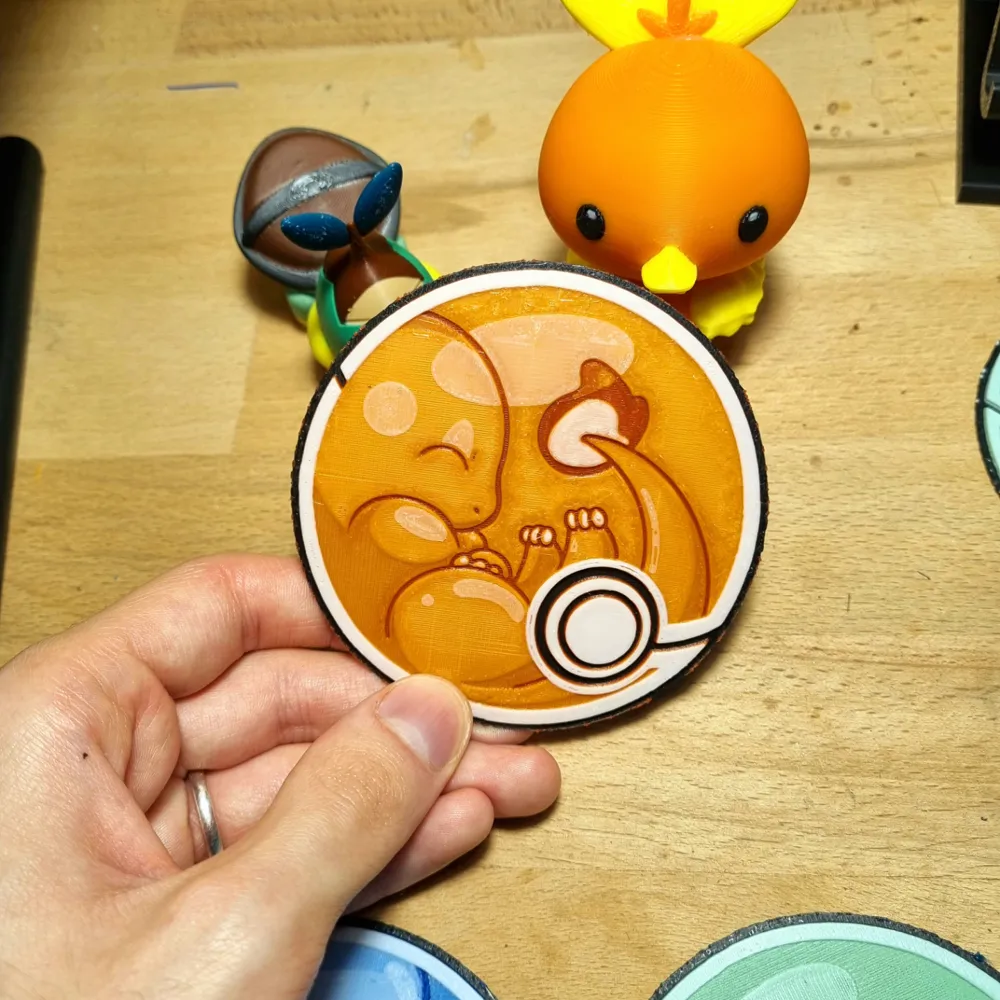 Cute Charmander inside a pokeball Portrait (HueForge) by Big Simi ...