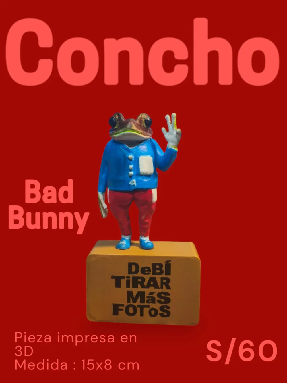 concho - bad bunny by mariovegalucho MakerWorld: Download Free 3D Models
