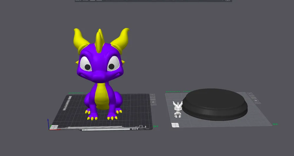 Baby Spyro The Dragon from MakerWorld by Ryan @ TheMajinLab MakerWorld ...