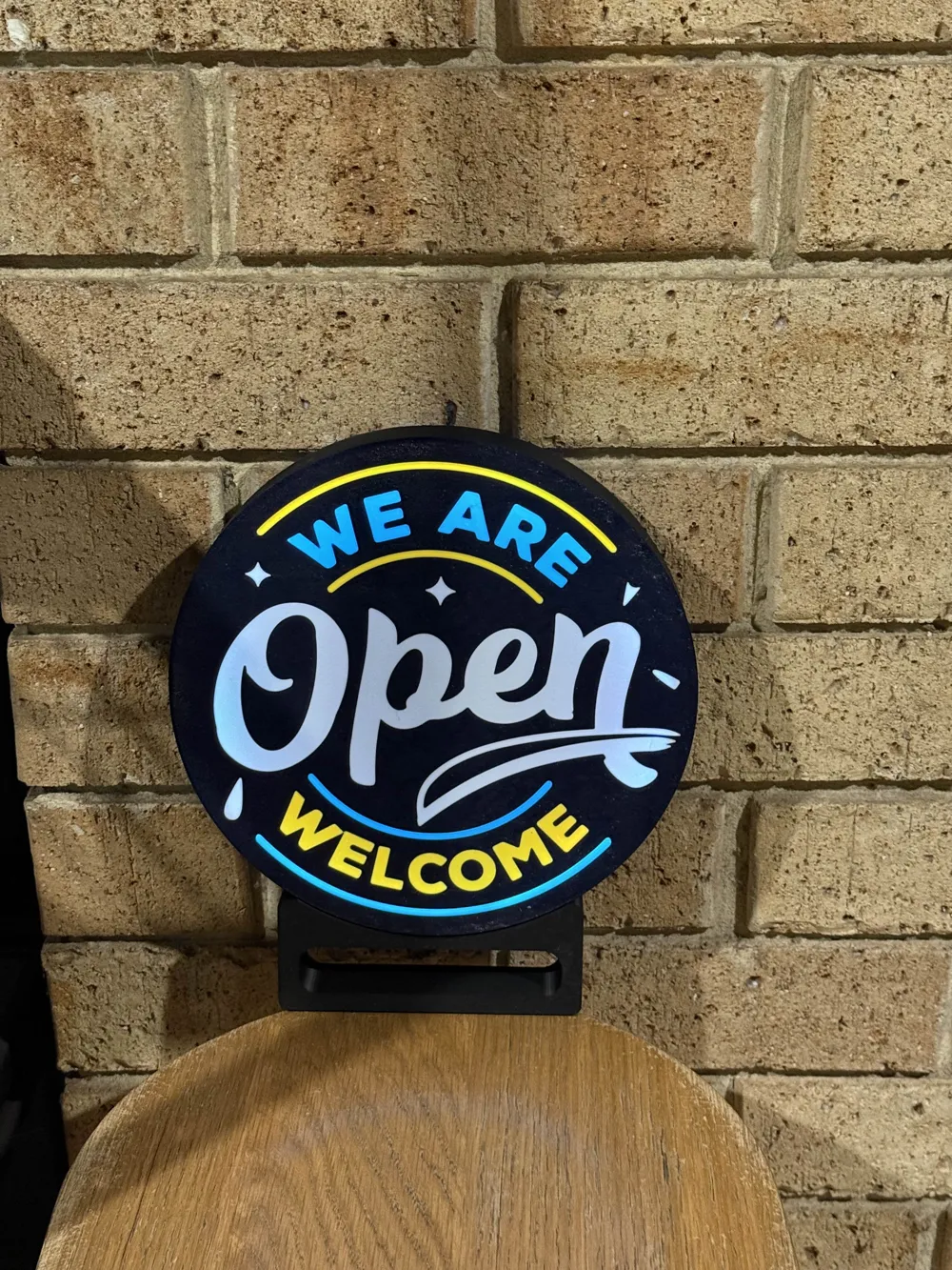 open / welcome light box sign - Free 3D Print Model - MakerWorld
