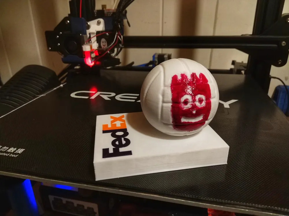 FedEx Box/Wilson Display Stand by CheeseMcGee - MakerWorld