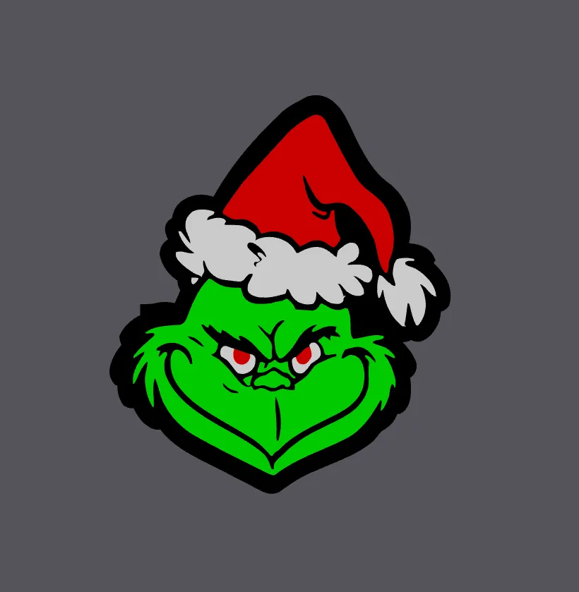 Grinch 2D Wallart by Love Prints - MakerWorld