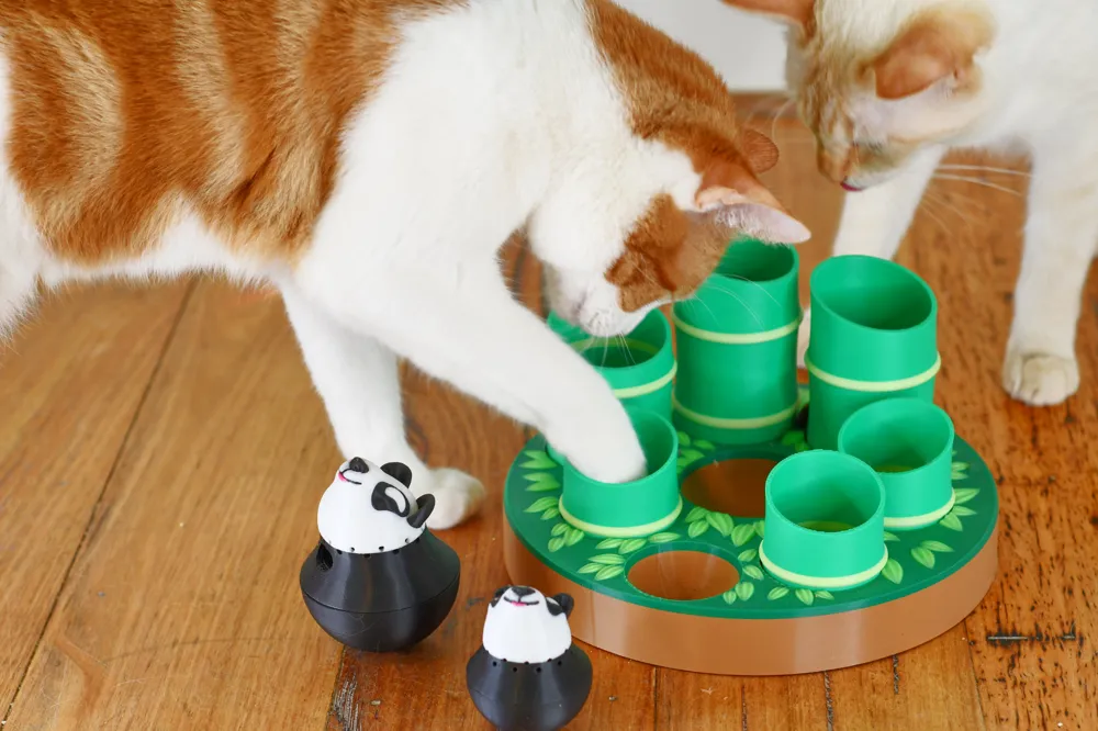 Panda Habitat Play Set by vali MakerWorld: Download Free 3D Models