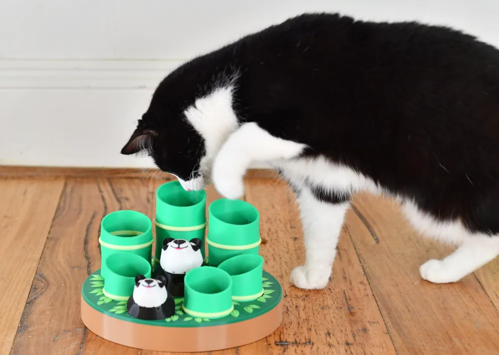 Panda Habitat Play Set by vali MakerWorld: Download Free 3D Models