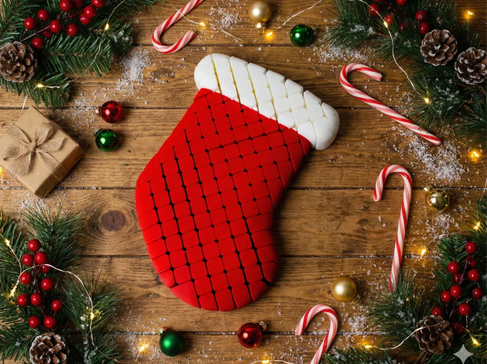 Floppy Stocking - Articulating Christmas Stocking by Bearded Printer ...
