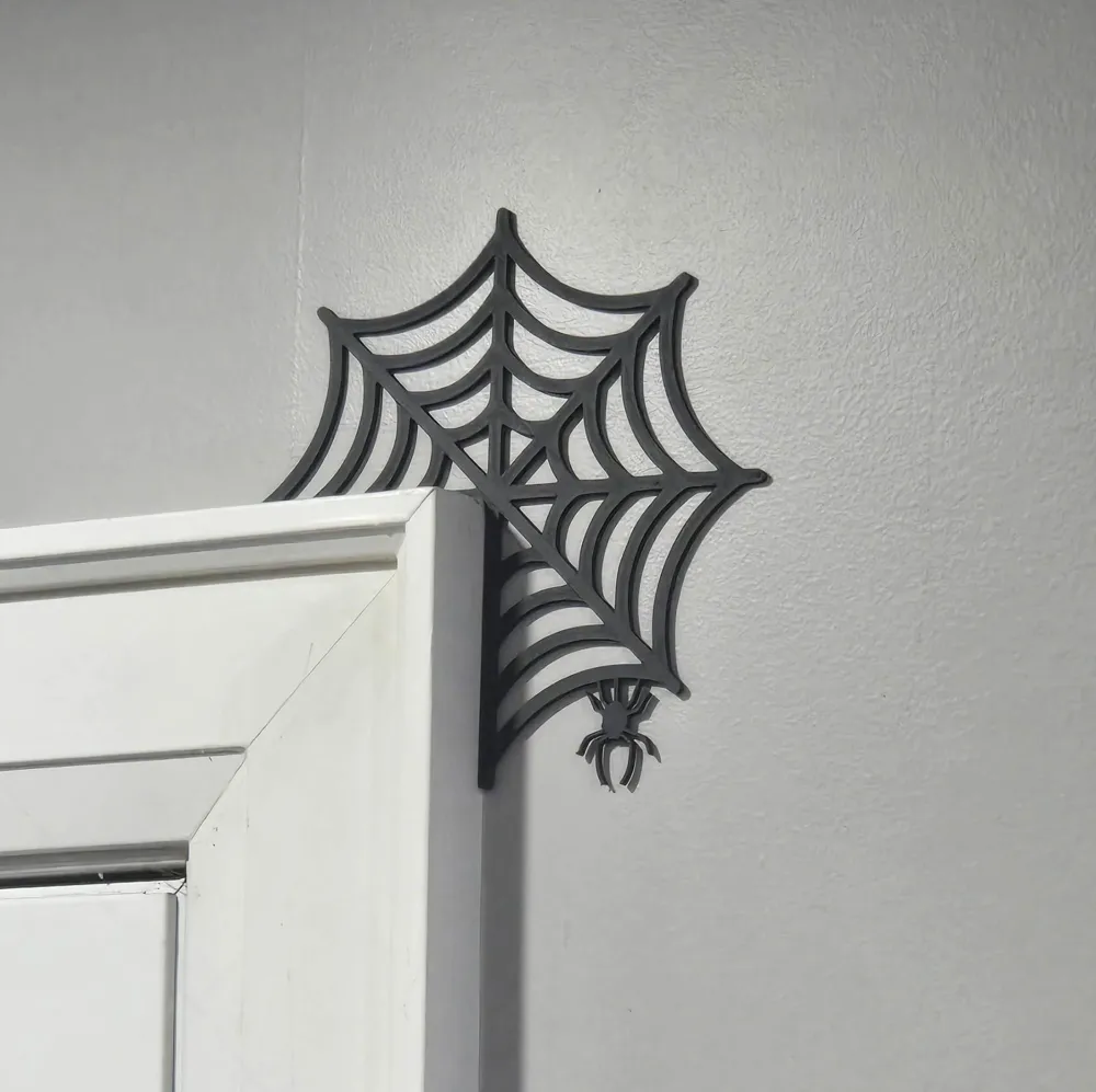 Halloween Door Corner Spiderweb by The Printed Layer - MakerWorld