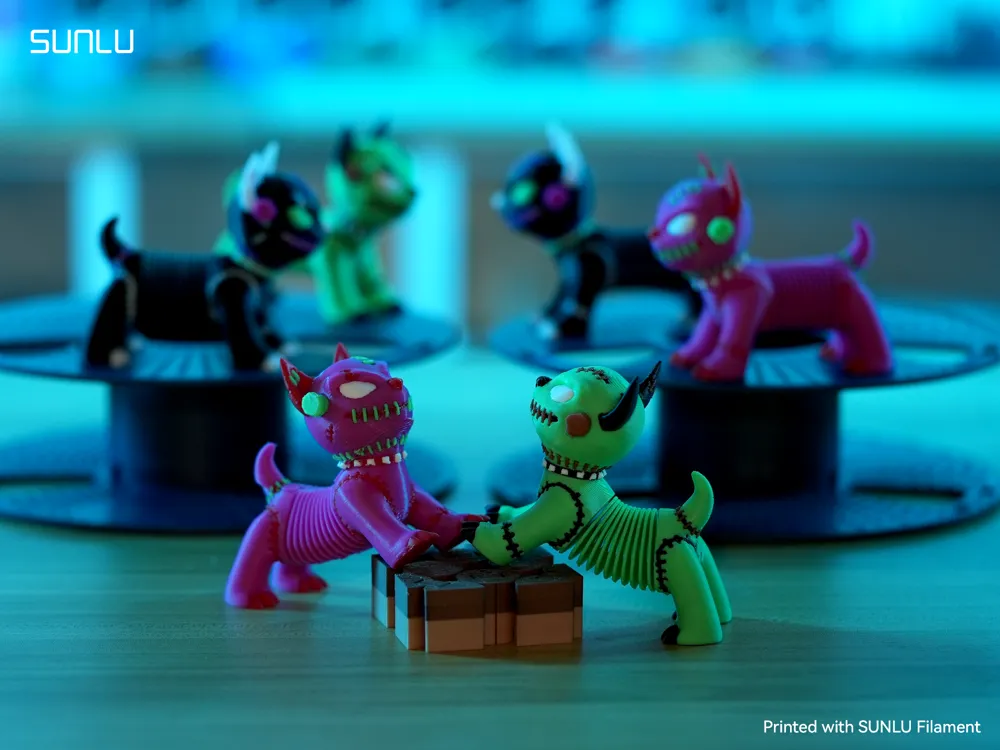 Slinky Zombie Dog_SUNLU by SUNLU Official - MakerWorld