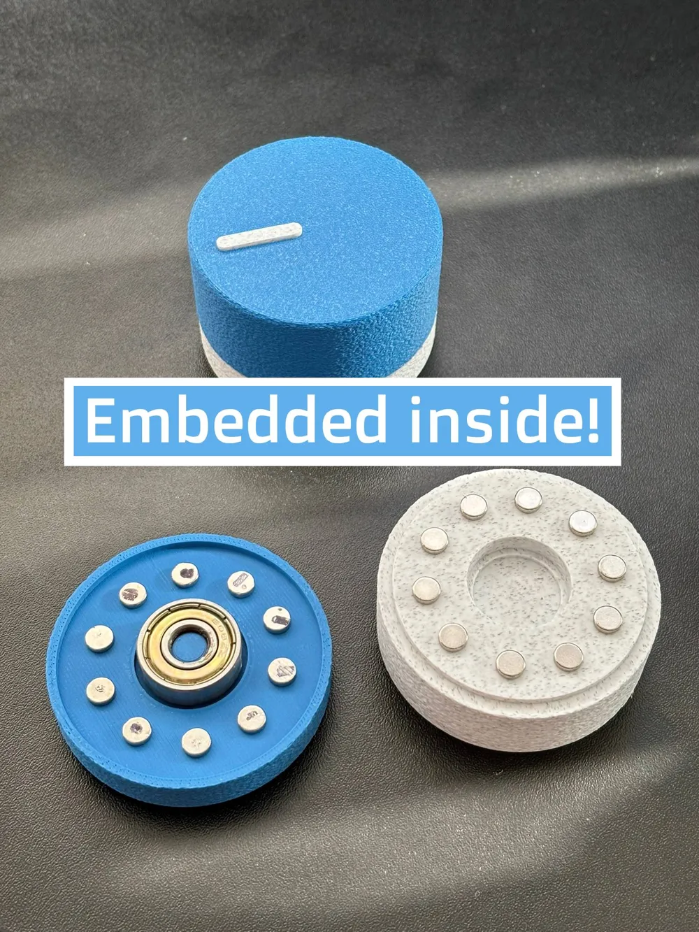 Magnetic Haptic Rotary Knob V2 by Prokarus MakerWorld: Download Free 3D ...