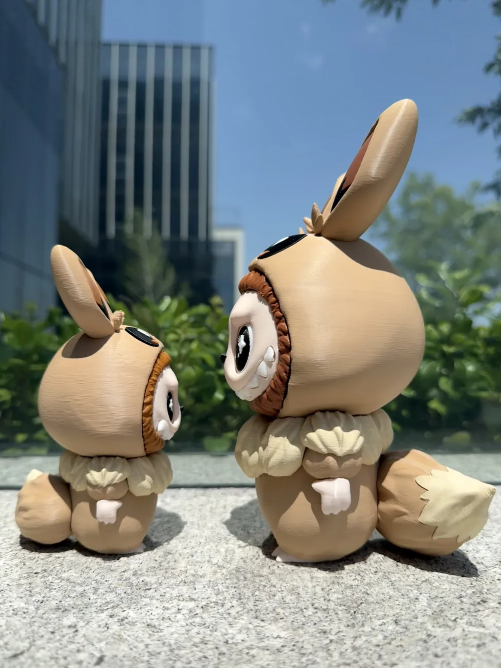 Multi-part Eevee Labubu (No AMS required) by dundun MakerWorld ...