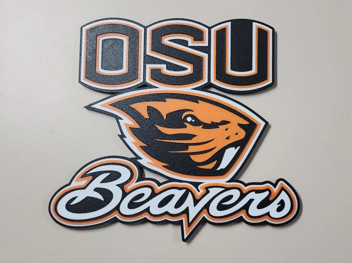 Oregon State Beavers Wall Display by briankstan MakerWorld: Download ...