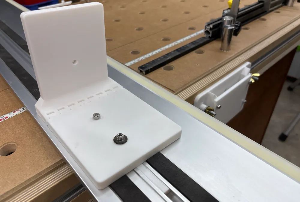 Rail Hinge for track saw and MFT-style workbench - Free 3D Print Model ...