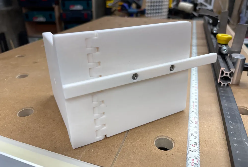 Rail Hinge for track saw and MFT-style workbench - Free 3D Print Model ...