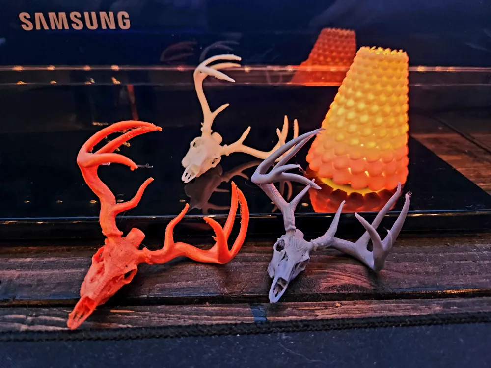 Deer Skull Mini - Wicked, Symmetry, Monster by DTM247 MakerWorld: Download Free 3D Models