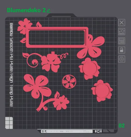 Flower Decoration P1S Printer by CaroxDesign - MakerWorld