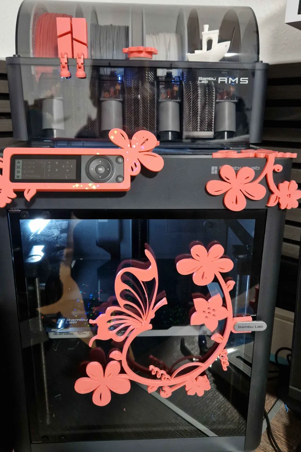 Flower Decoration P1S Printer by CaroxDesign - MakerWorld