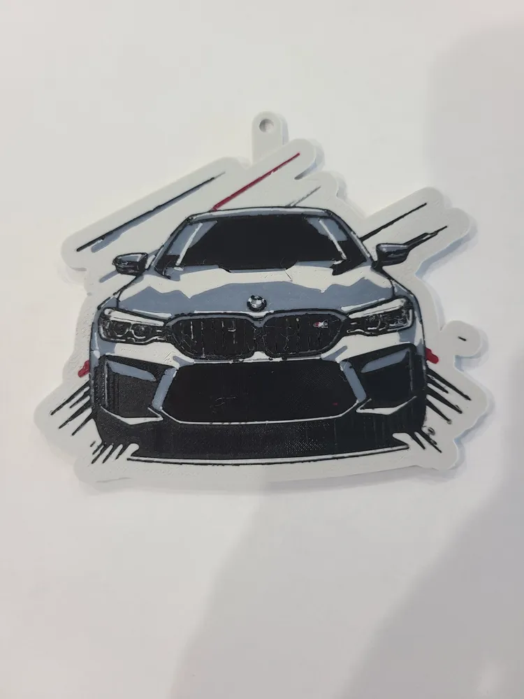 BMW M5 keychain - Free 3D Print Model - MakerWorld