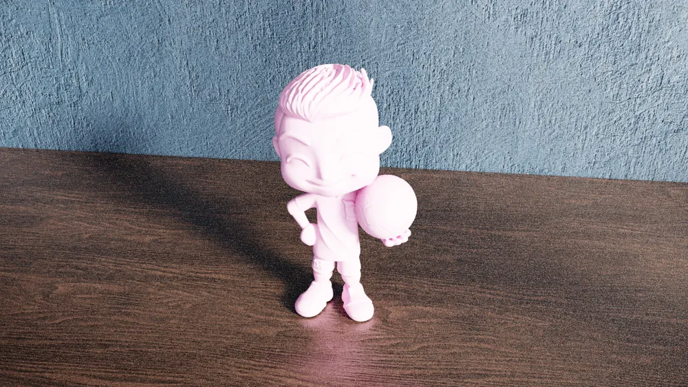 Chibi Cristiano Ronaldo - Free 3D Print Model - MakerWorld