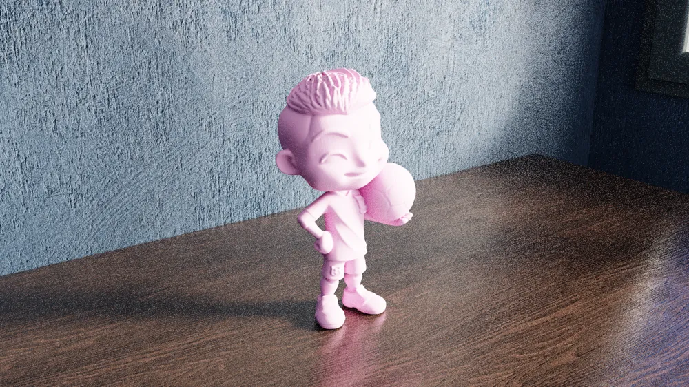 Chibi Cristiano Ronaldo - Free 3D Print Model - MakerWorld