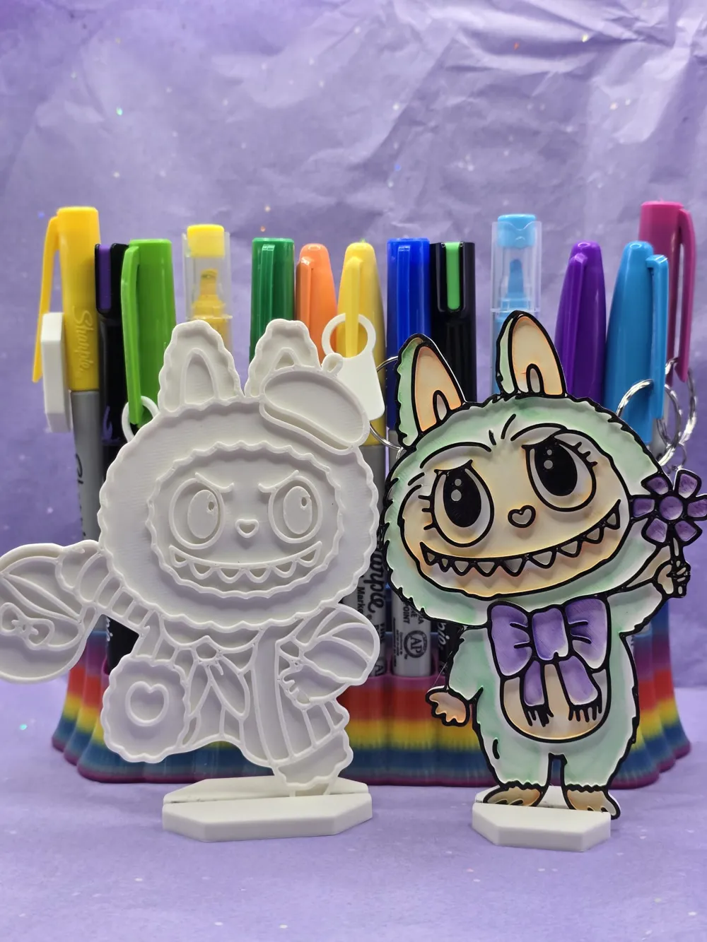 Labuba La Bu Bu La Boo Boo Flower Basket Coloring by Merilno3D ...