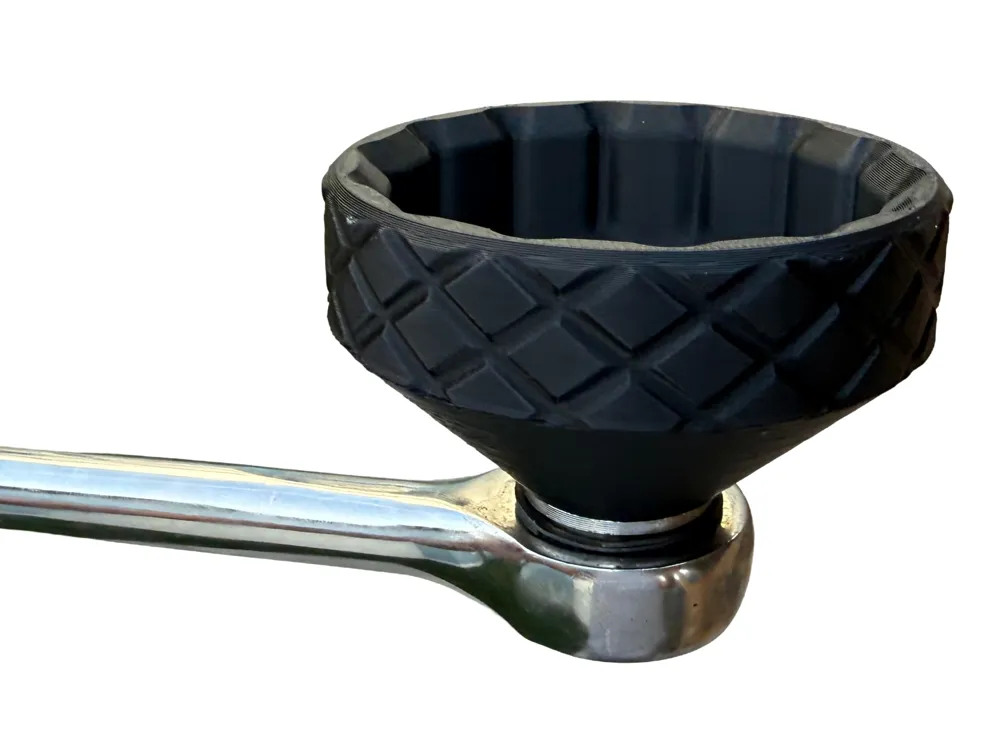 Oil Filter Cup Wrench 1/2" Drive Many Sizes 14 Cap - Free 3D Print ...