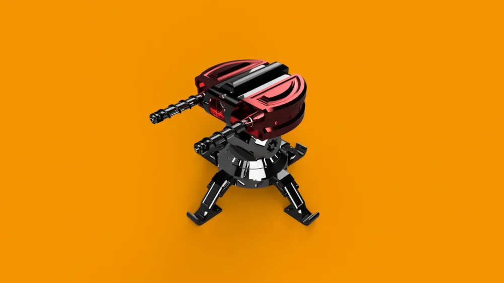 Turret, Torbjorn overwatch, gun, by Christian.C8 - MakerWorld