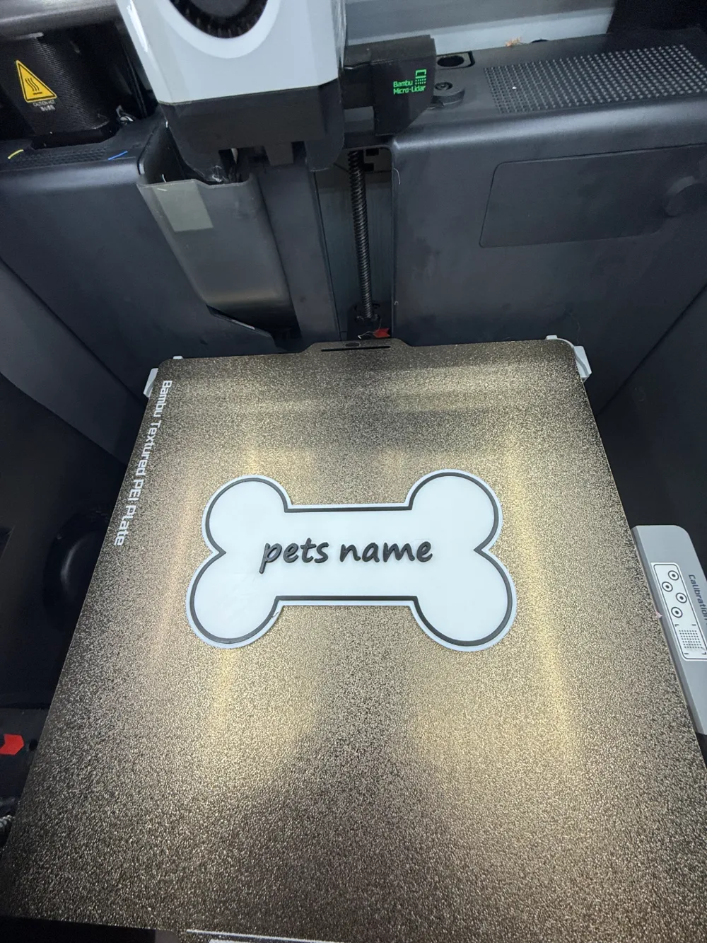 PET NAME DOG BONE SIGN - FULLY EDITABLE - Free 3D Print Model - MakerWorld