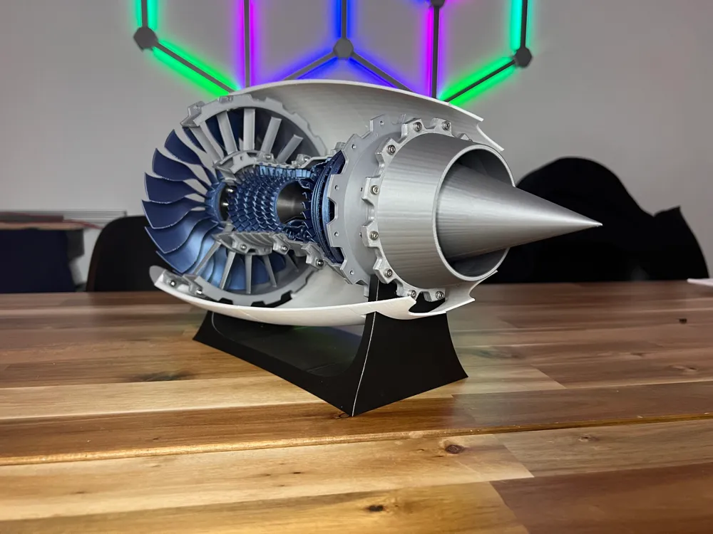 Jet Engine with outer shell Remixed by DutchWorkX3D MakerWorld ...