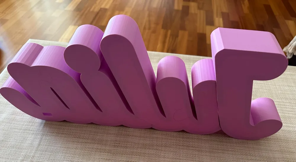 Julia LED Sign by Predax MakerWorld: Download Free 3D Models