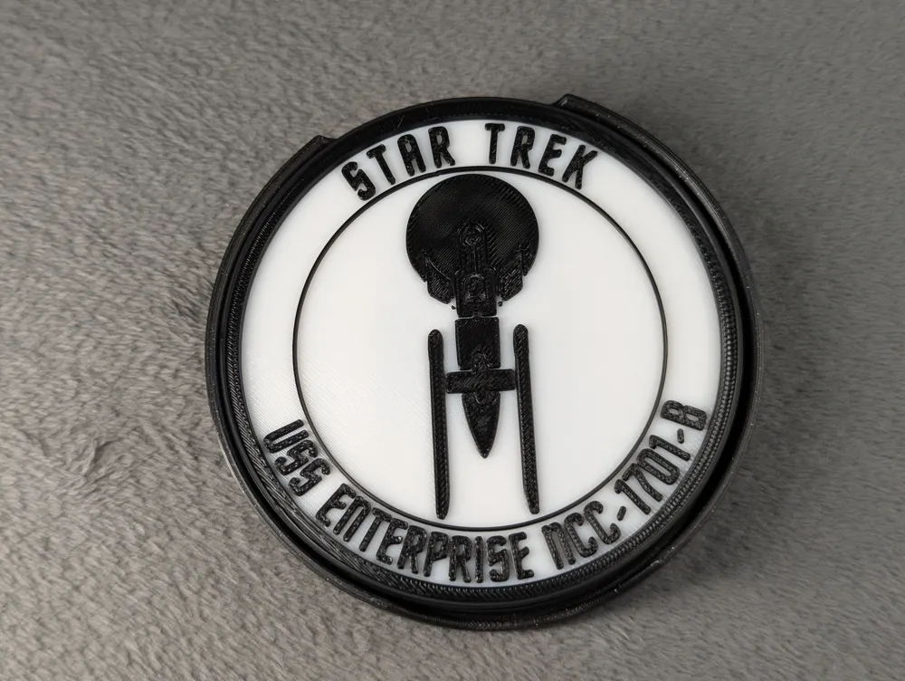 Star Trek 3D Stackable Coaster Ships Set - A - Free 3D Print Model ...
