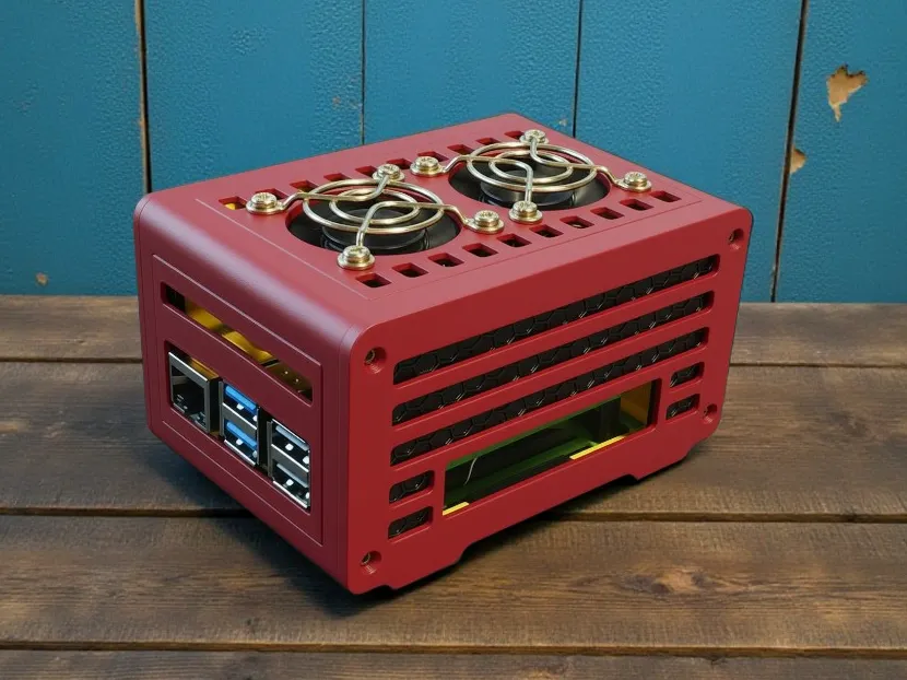 Raspberry Pi Midi Desktop Case - Free 3D Print Model - MakerWorld