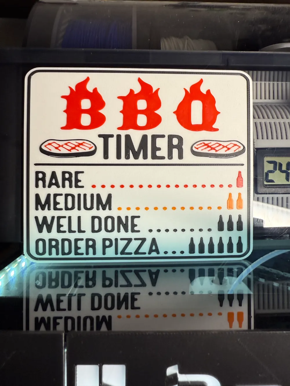 BBQ TIMER DRINKING SIGN by 3Dprinting4fun - MakerWorld