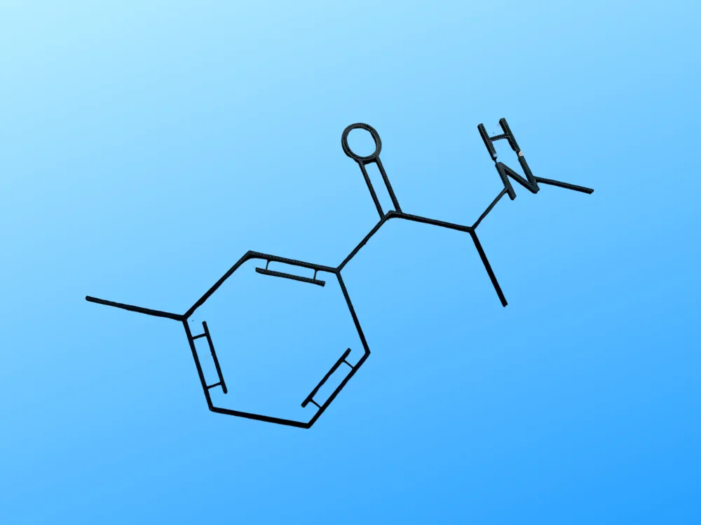 3MMC Molecule Structure (3-Methylmethcathinone) by nijssels - MakerWorld