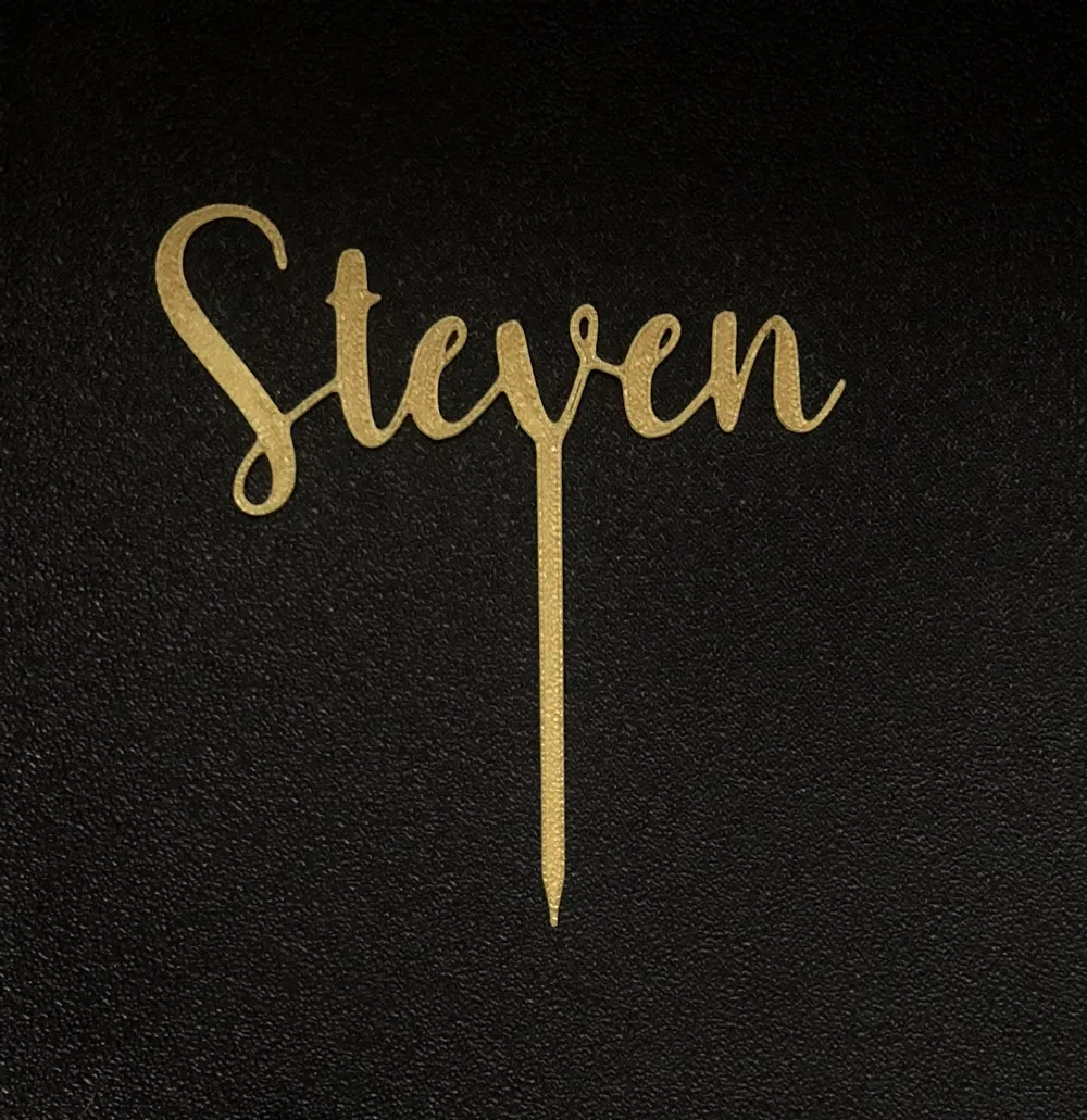 Steven cake topper - Free 3D Print Model - MakerWorld