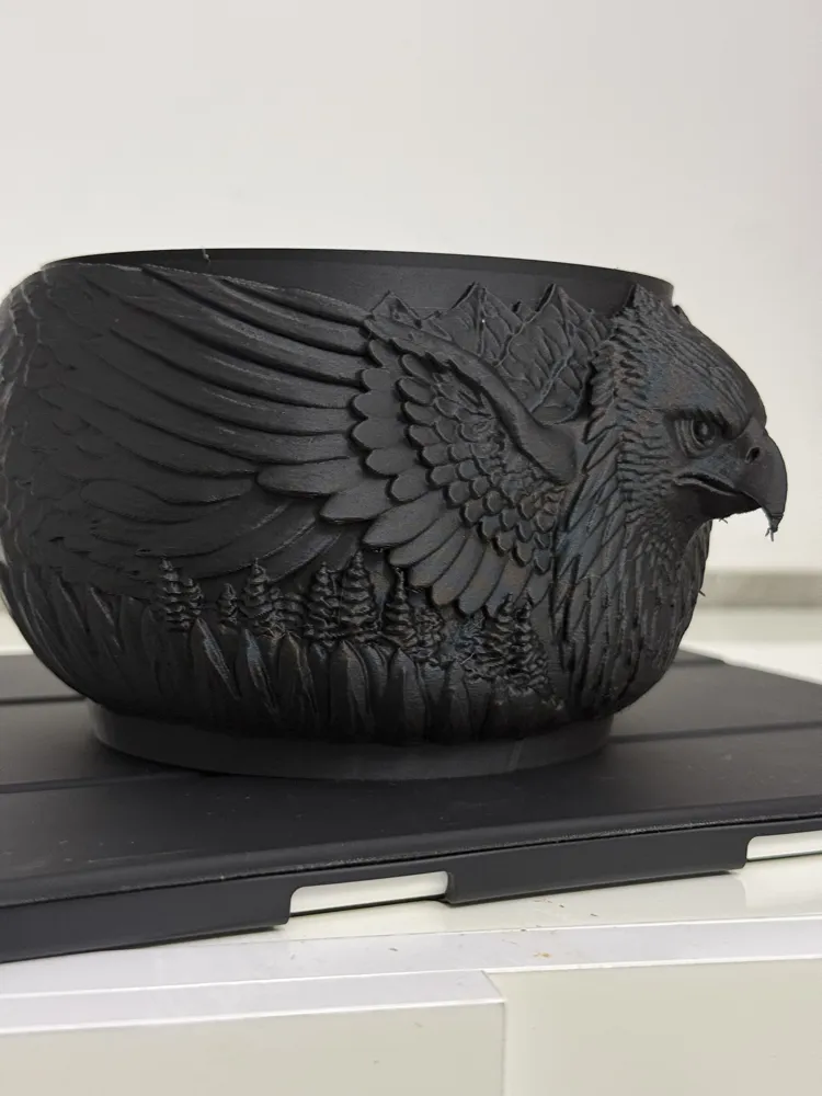 Realistic Eagle Vase - Free 3D Print Model - MakerWorld