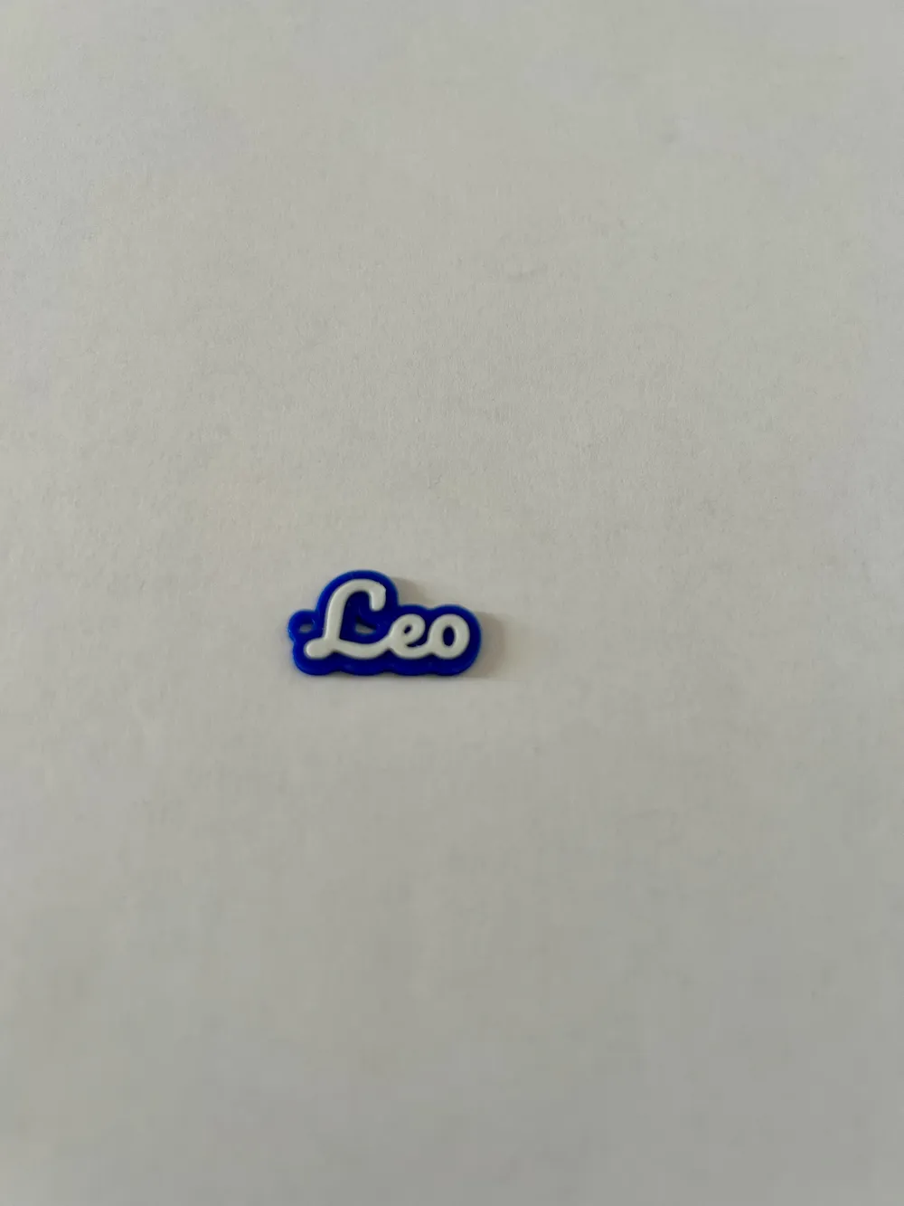 Leo - 3d printed name keychain personalized - Free 3D Print Model ...