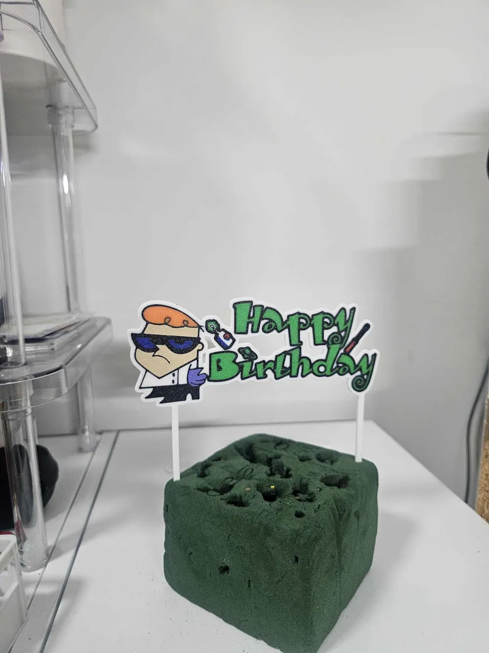 Happy Birthday Dexters laboratory cake topper by J.Trognot MakerWorld ...