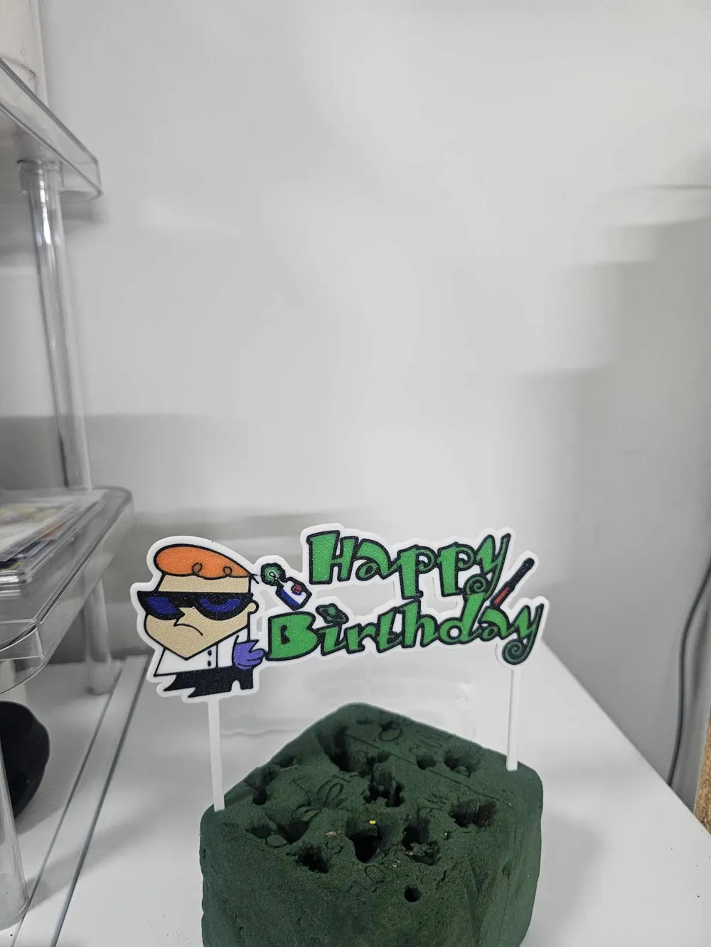 Happy Birthday Dexters laboratory cake topper by J.Trognot MakerWorld ...