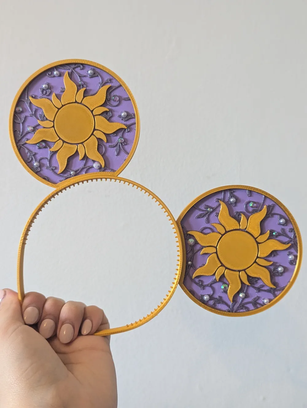 Rapunzel Tangled Sun Mickey Mouse Disney Ears - Free 3D Print Model ...