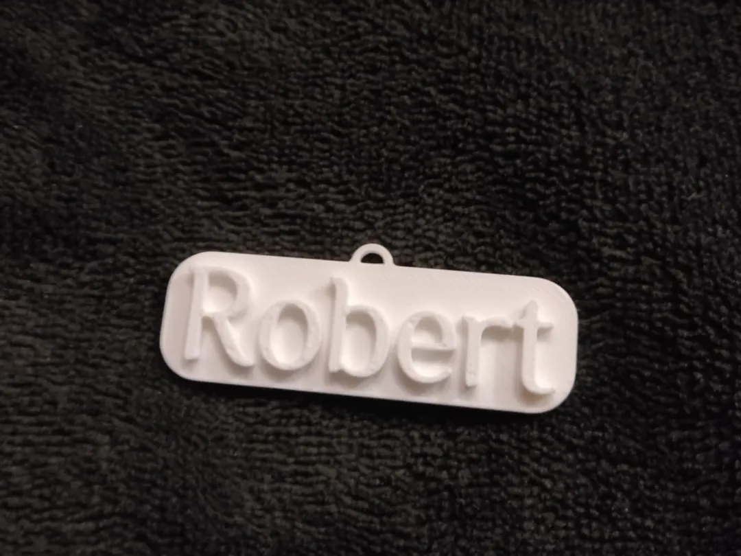 Robert Keychain - Free 3D Print Model - MakerWorld